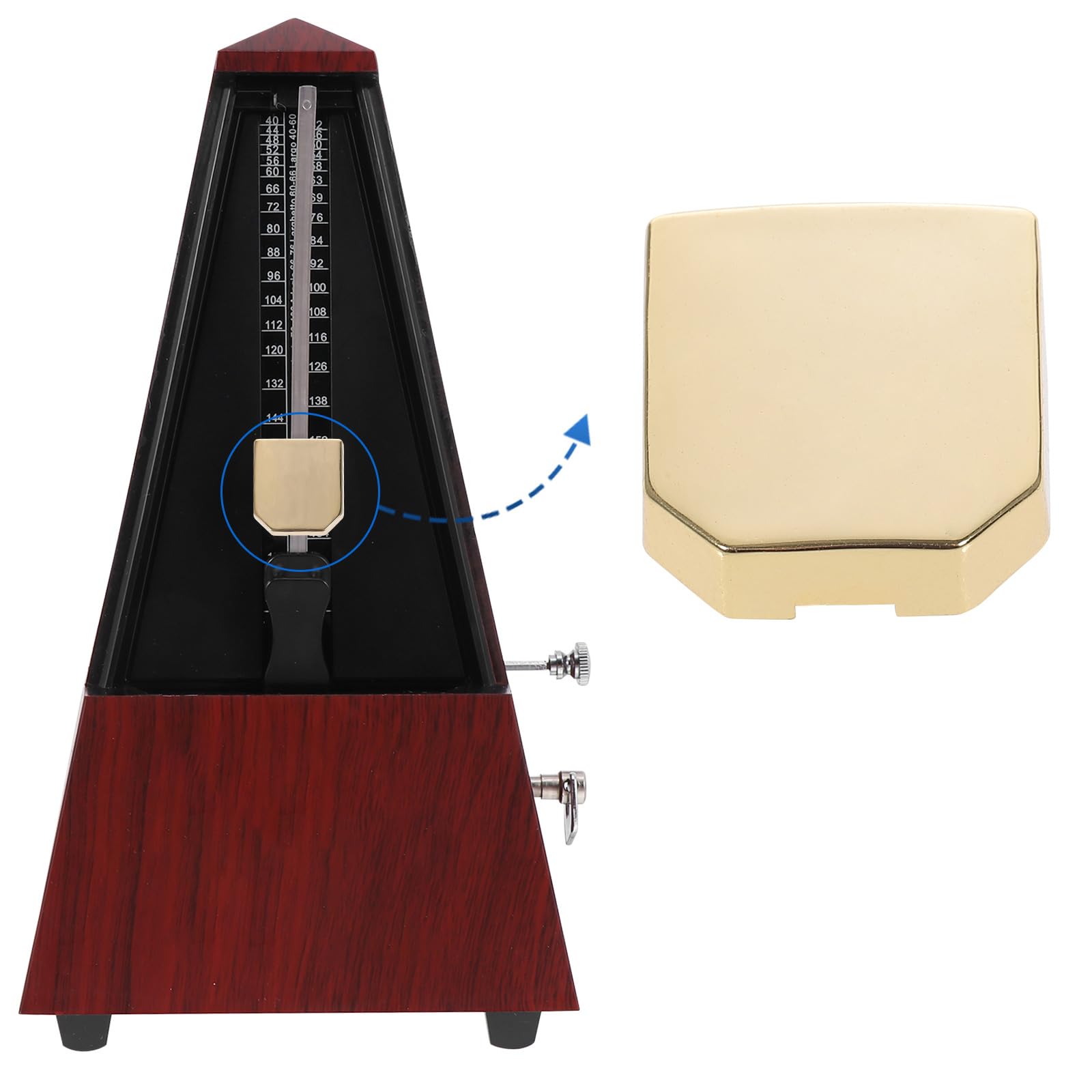 Snapklik.com : Metronome Sliding Block Metal Accessory For Piano ...