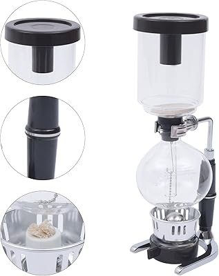 Amazon.com: FLYHERO Siphon Syphon Coffee Maker Tabletop Glass Siphon ...