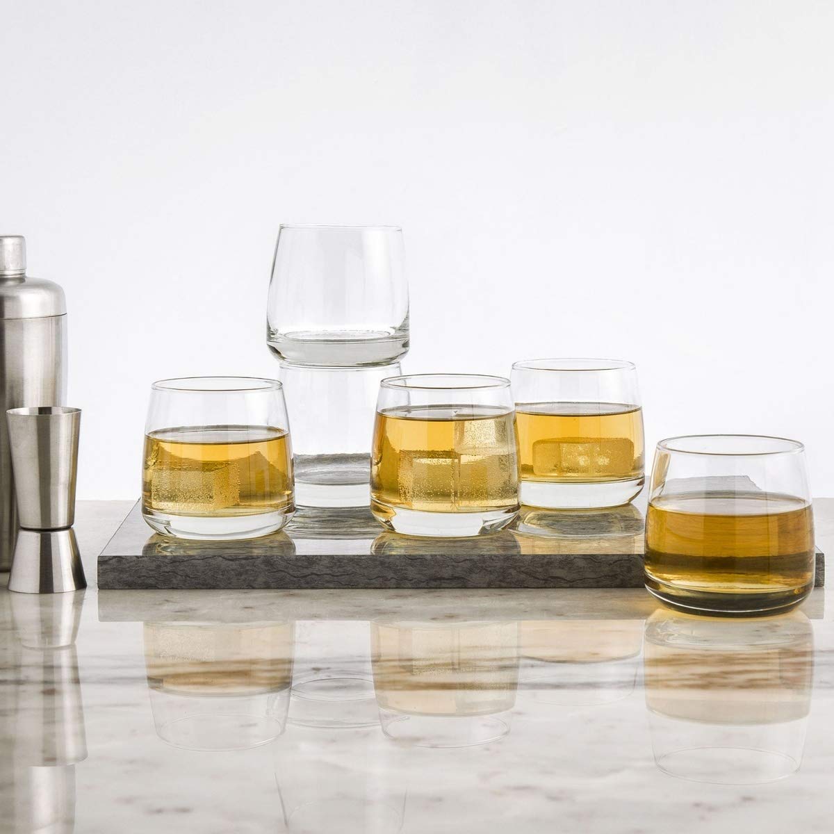 Buy OCEAN 6-Piece Islay Rock Glass Set- 360 ml Online at Low Prices in ...