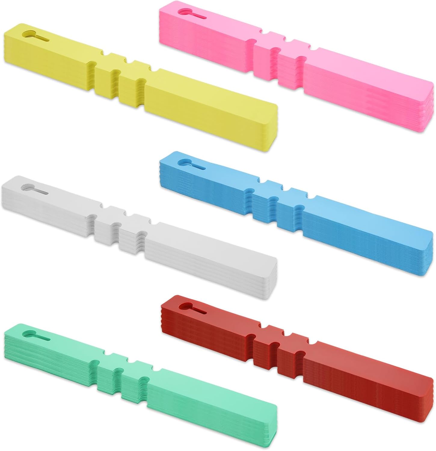 Amazon.com: DAJAVE 1200 PCS 6 Color Tree Tags Plastic Plant Tags, 8 ...