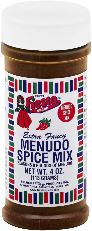 Amazon.com : Bolner's Fiesta Menudo Spice Mix, 4 Ounces (Pack of 1 ...