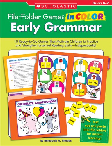 Amazon | File-folder Games in Color: Early Grammar: Grades D-12 (File ...