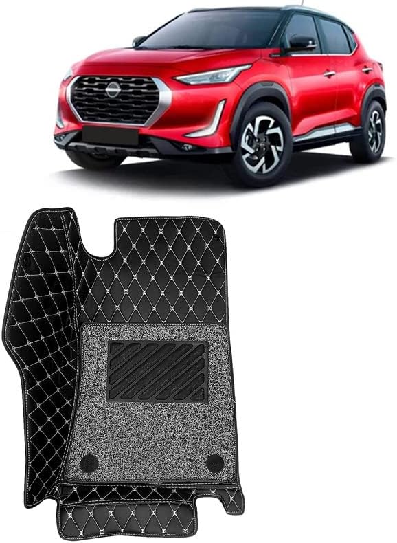 7D Car Floor Foot Tray Mats for Nissan Magnite, 2020 Onwards Model, 100 ...