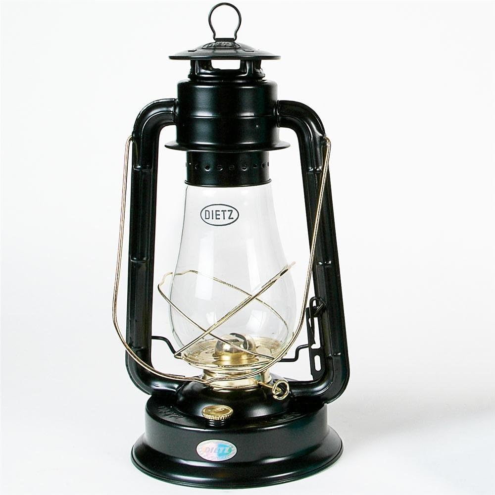Amazon.com: Dietz #80 Blizzard Hurricane Oil Lamp Burning Lantern Black ...