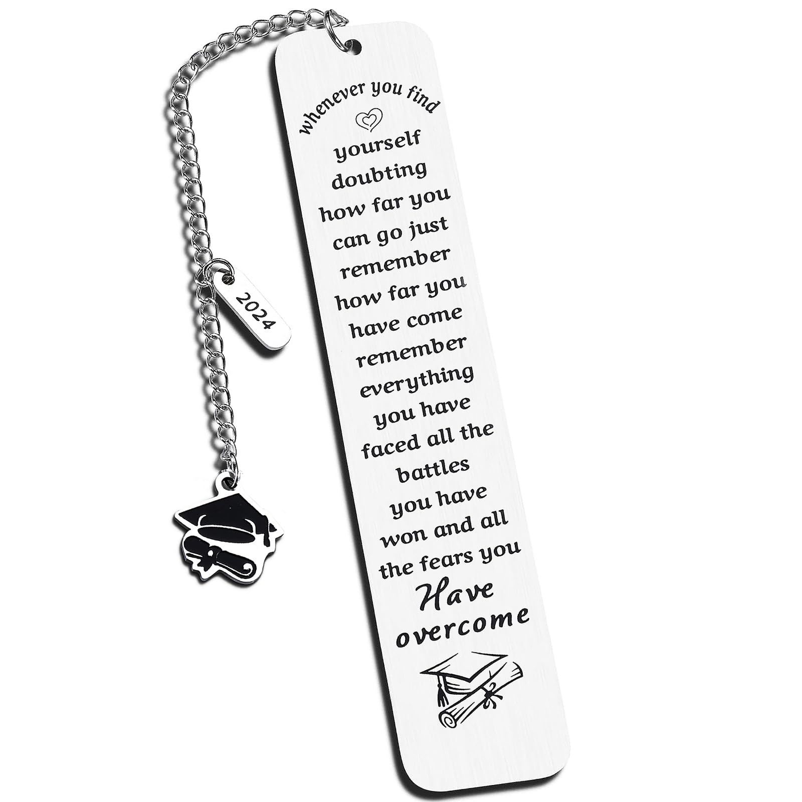 Amazon.com: Graduation Bookmark Gifts for Her Him Class of 2024 College ...