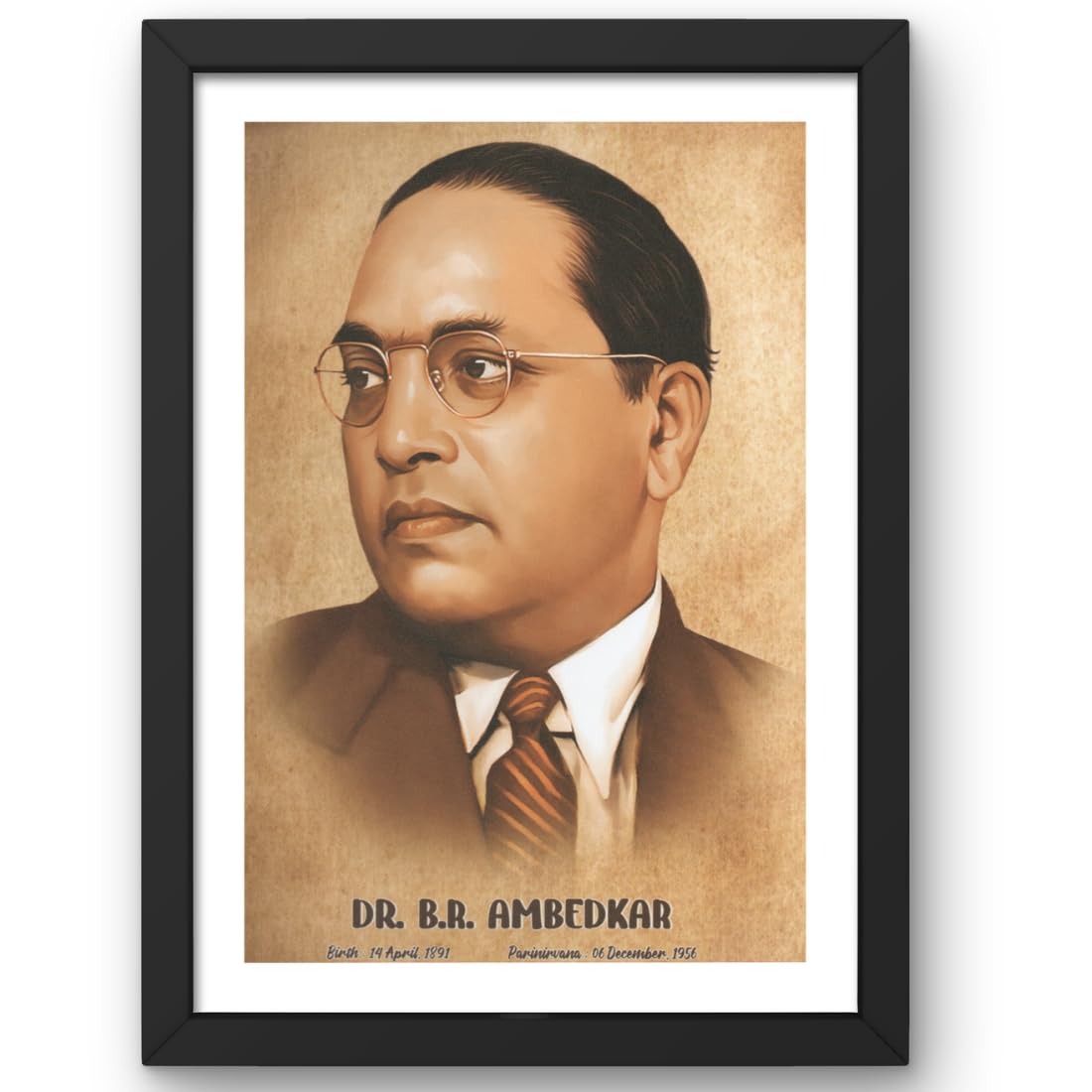 CRAFT QUEST UV Textured Decorative Art Print of Indian Freedom Fighter ...