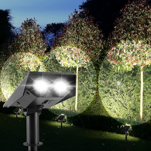 T-SUN Solar Spotlights, Solar Powered Sunset Projector Lights, 2 ...