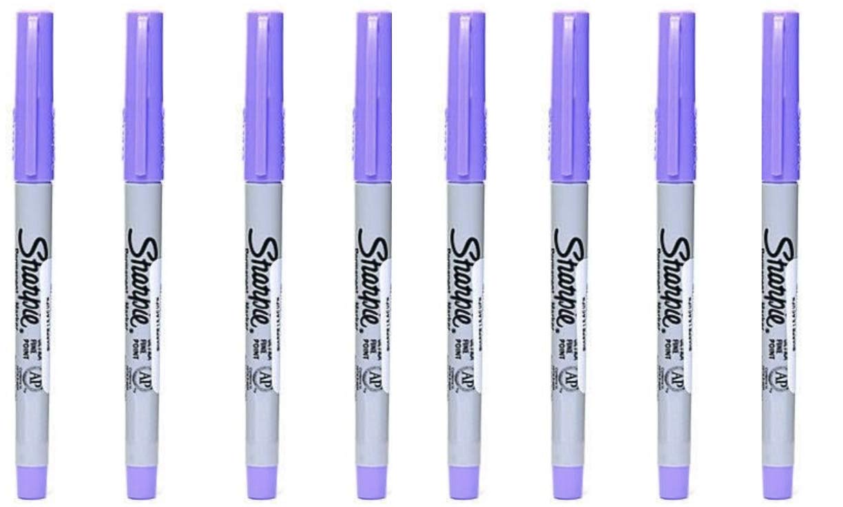 Amazon.com : Sharpie Ultra Fine Point Marker (Lilac) 8 pcs sku ...