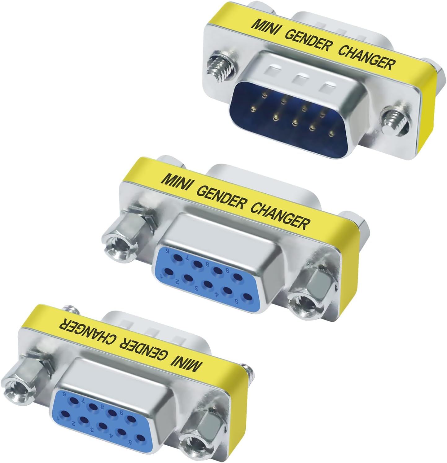 Amazon.com: DTECH Serial Adapter 3-Pack (DB9 F-F, M-F, M-M), Mini Size ...