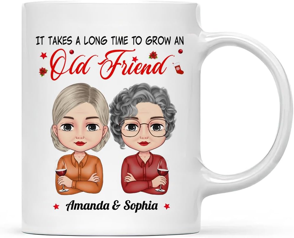 Amazon.com: Friendship Gifts, Personalized It Takes A Long Time To Grow ...