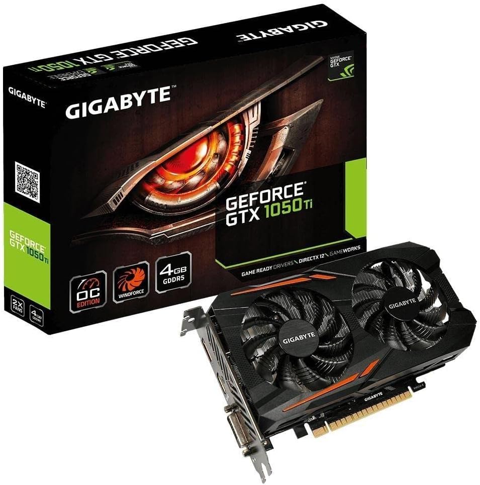 Gigabyte Nvidia GV-N105TD5-4GD 4GB GDDR5 PCI-E - Black : Amazon.co.uk ...