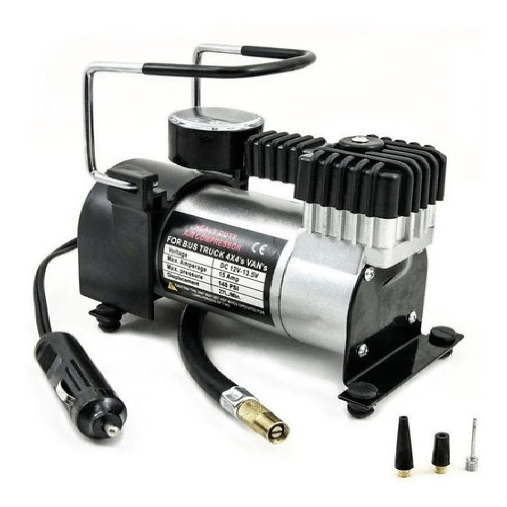 Mini Compressor De Ar Veicular Profissional Portátil 12v 150 PSI ...
