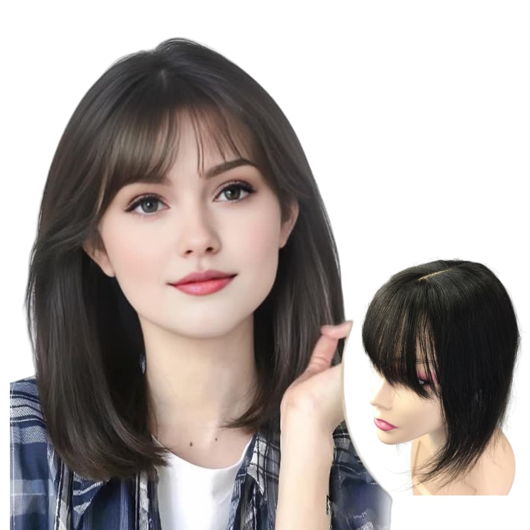 Snapklik.com : Invisible Human Hair Toppers For Women Clip In Toppers