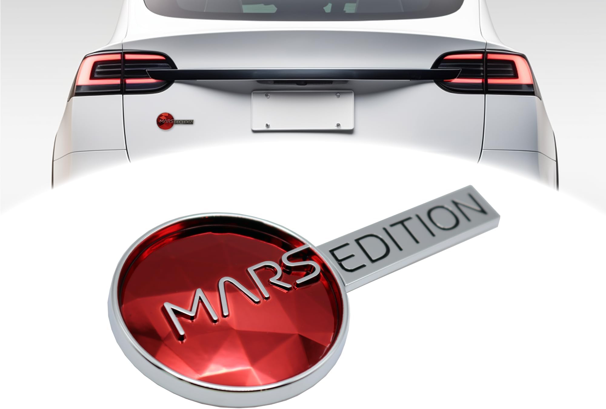 Amazon.com: Mars Edition Emblem for Tesla - Add a Touch of Space to ...