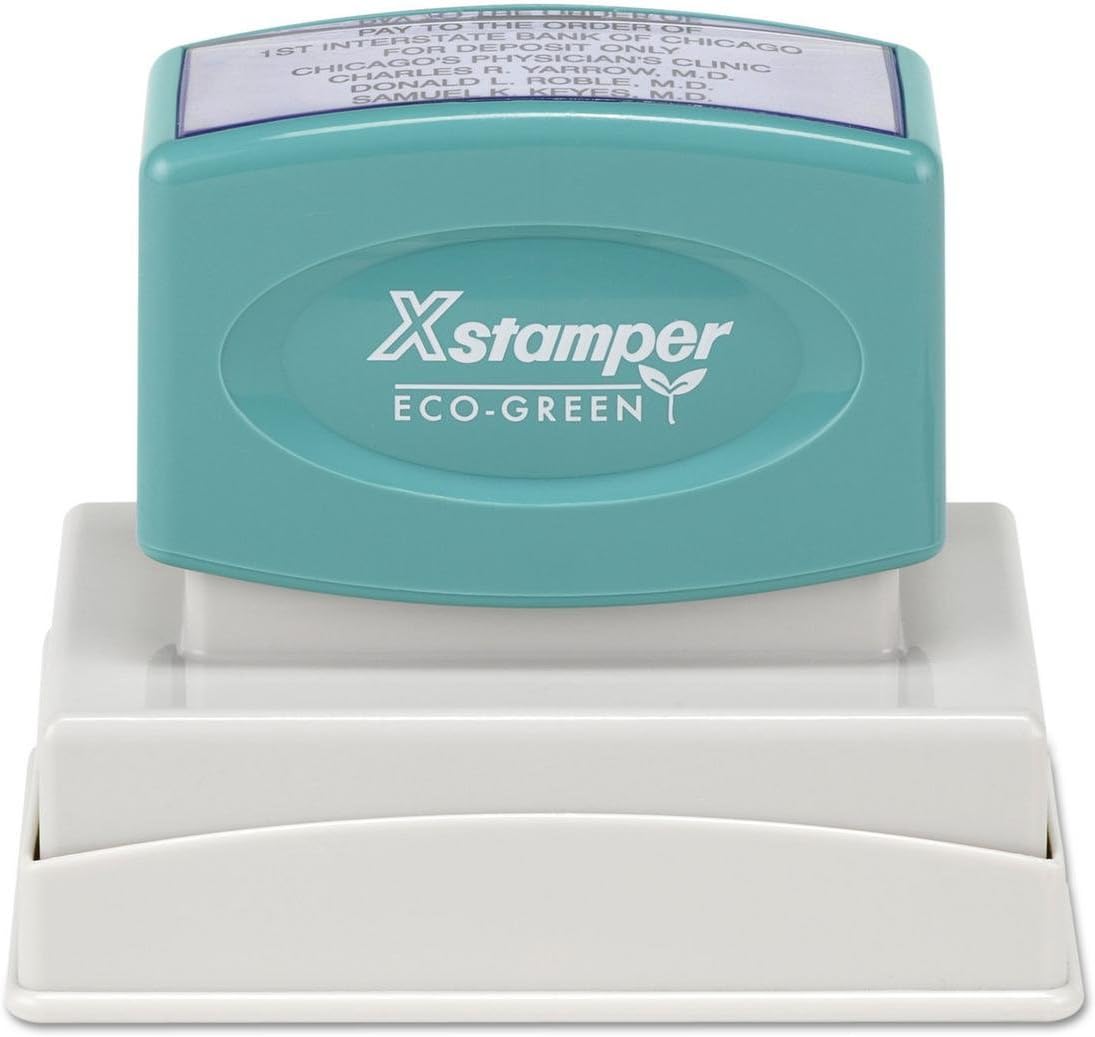 Amazon.com : Xstamper Pre-Inked Custom Stamp N16 1-1/2" x 2-1/2 ...