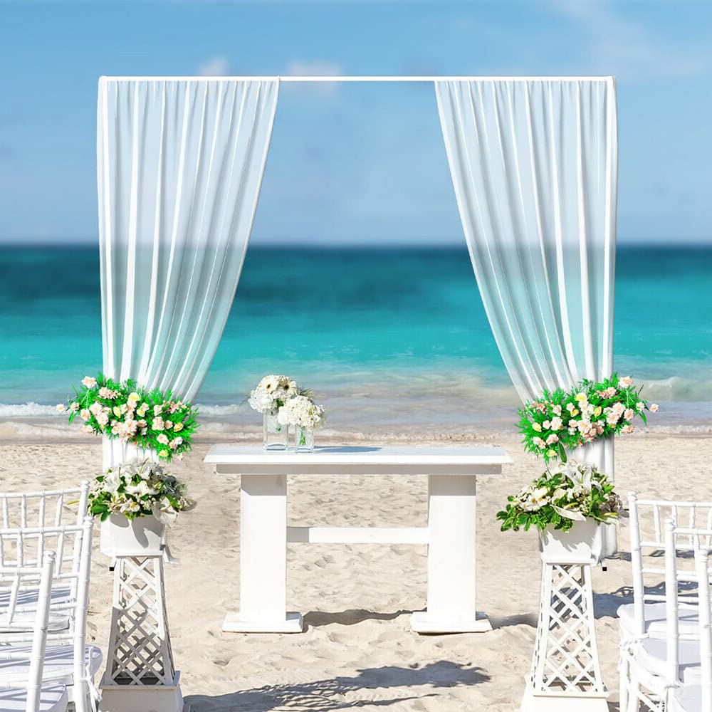 Buy 3m x 3m DIY wrought Iron Arches Props Square Wedding Arch Stand ...