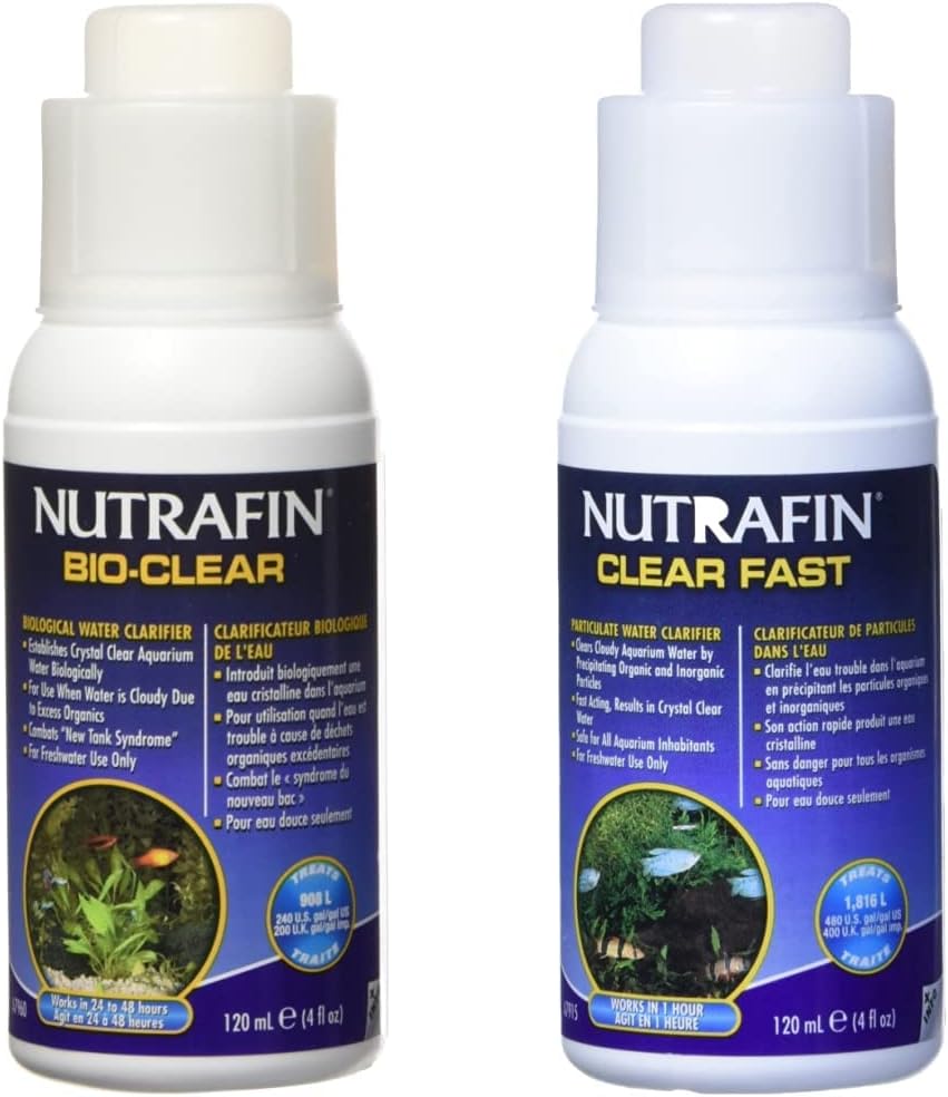 Nutrafin Bio-Clear Biological Water Clarifier + Nutrafin Clear Water ...