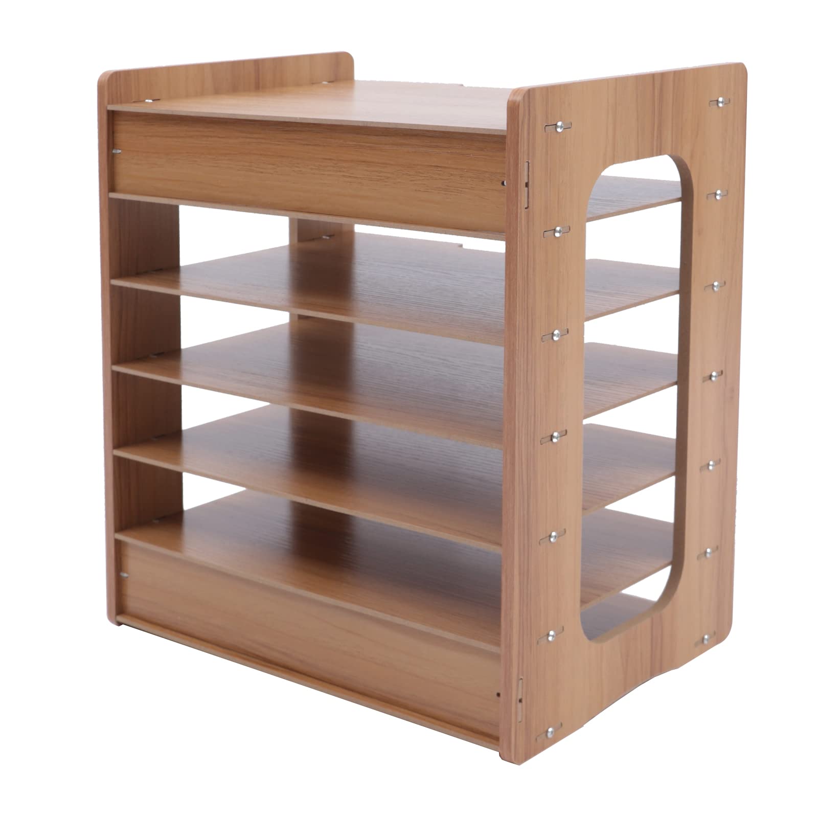 Amazon.com: Desk Paper Storage Tray 7 Tier, File Organizer Paper Sorter ...
