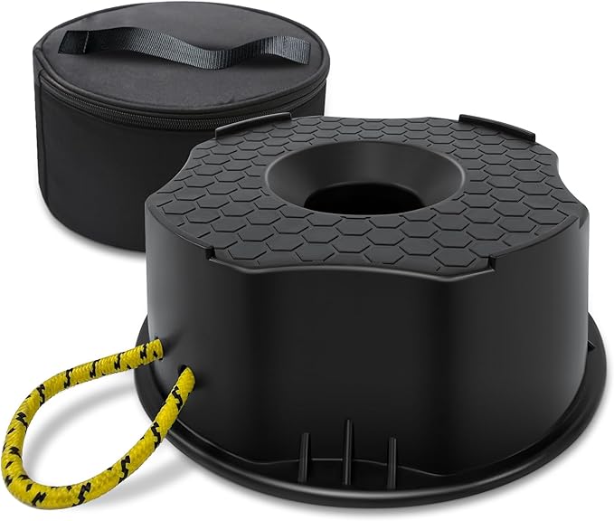 Amazon.com: HOXWELL RV Trailer Jack Block with Bag, Camper Stabilizer ...