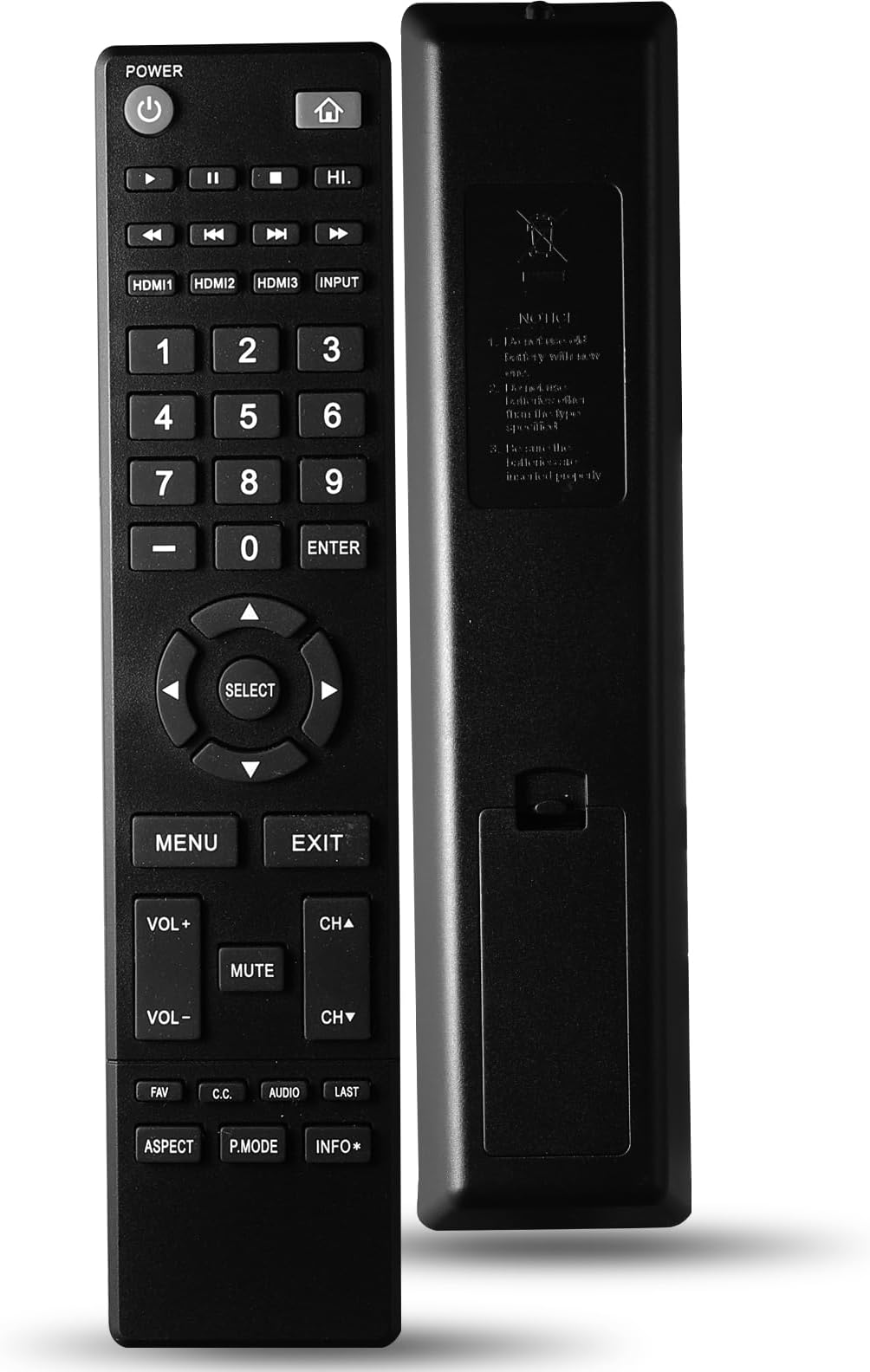 Amazon.com: New 850125633 Replaced Remote fit for HITACHI LED LCD TV ...