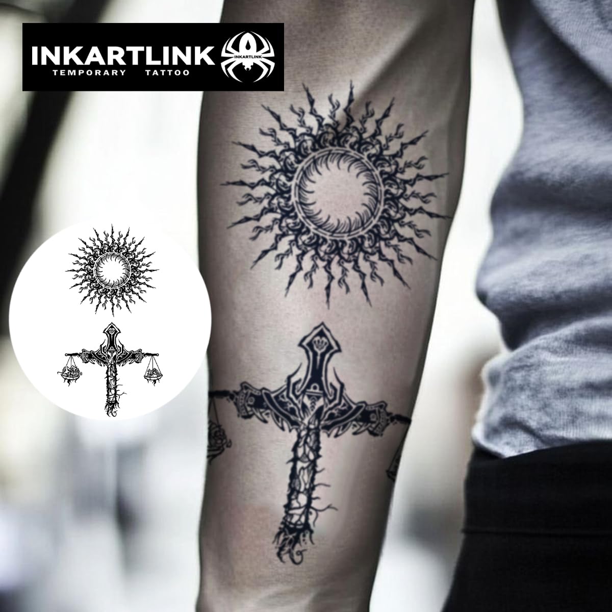 Snapklik.com : INKARTLINK Tattoo Tech,2 Sheets Extra-Large Semi ...