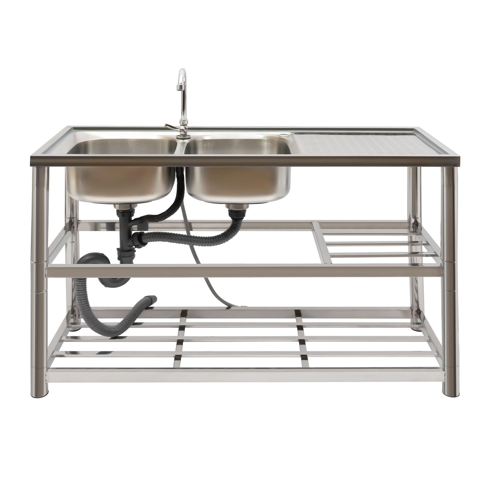 Snapklik.com : Free Standing Commercial Restaurant Kitchen Sink, 201 ...