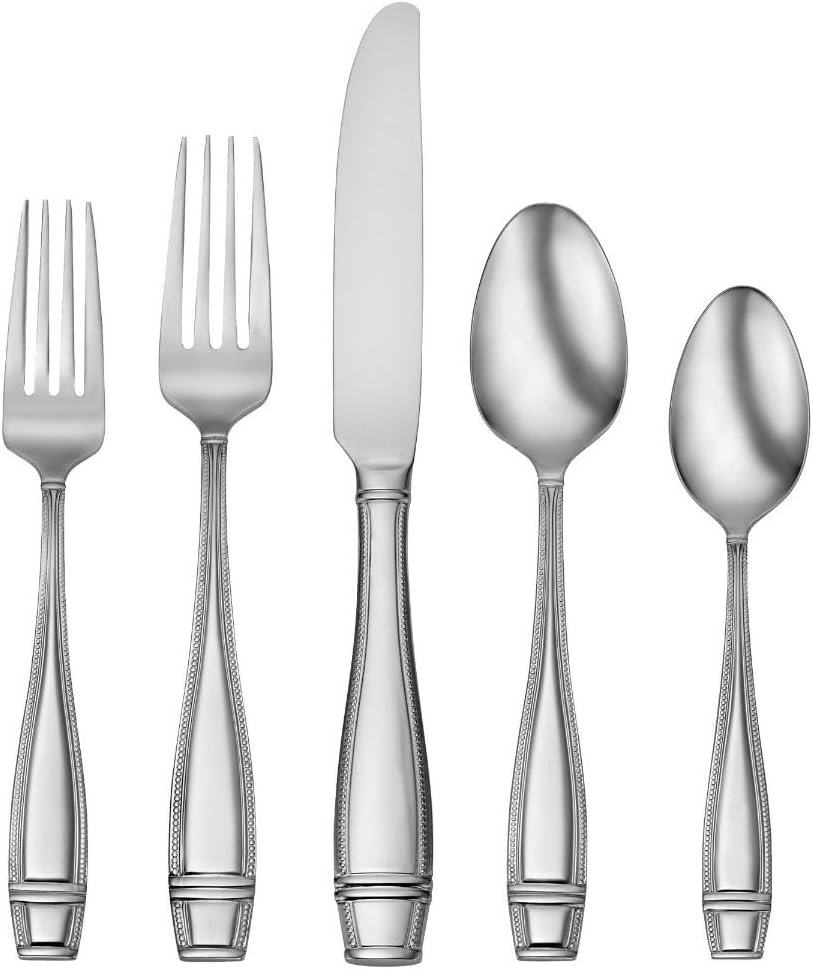 Amazon.com | Oneida Bellasana 20 Piece Everyday Flatware, Service for 4 ...