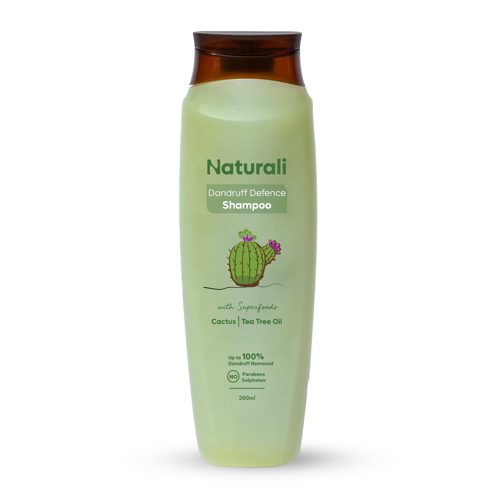 Buy Naturali Dandruff Defence Shampoo with Tea Tree Oil & Cactus ...