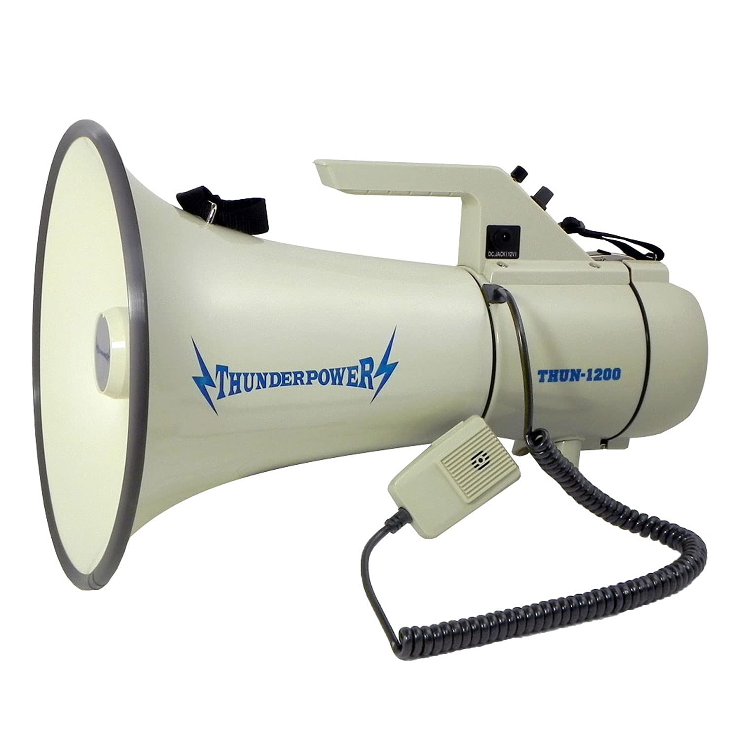 ThunderPower 45W 2000 Professional Yard Sound Range PA Bullhorn ...