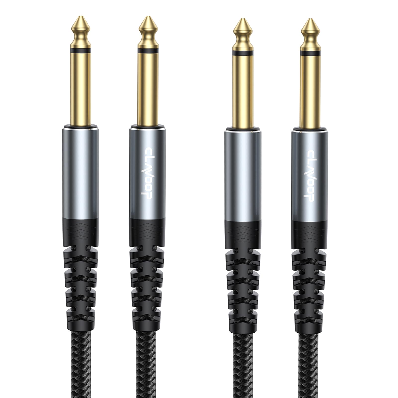 Snapklik.com : Guitar Cable 10 Ft 2 Pack, Instrument Cables Electric ...