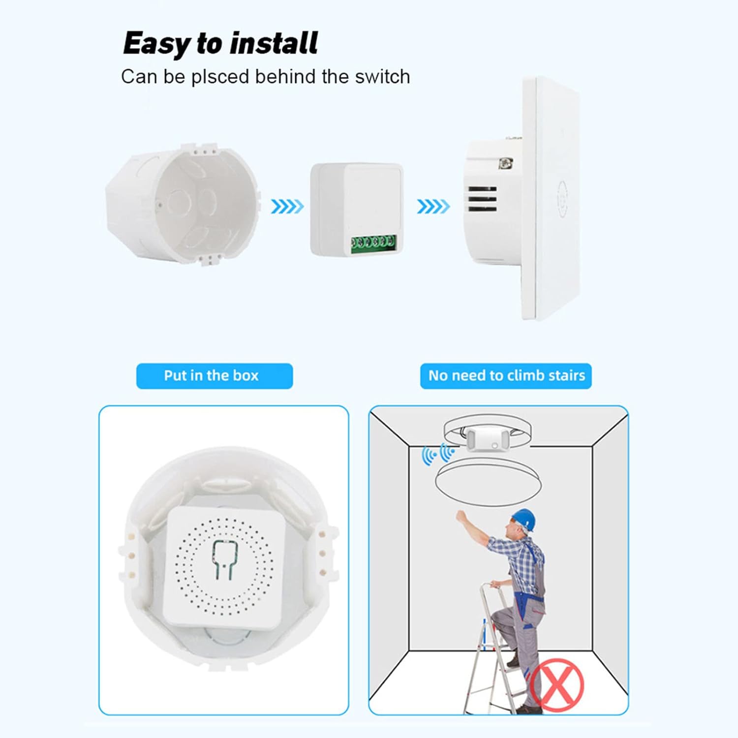 Gavigain Mini Smart Relay WiFi Switch 16A User Manual