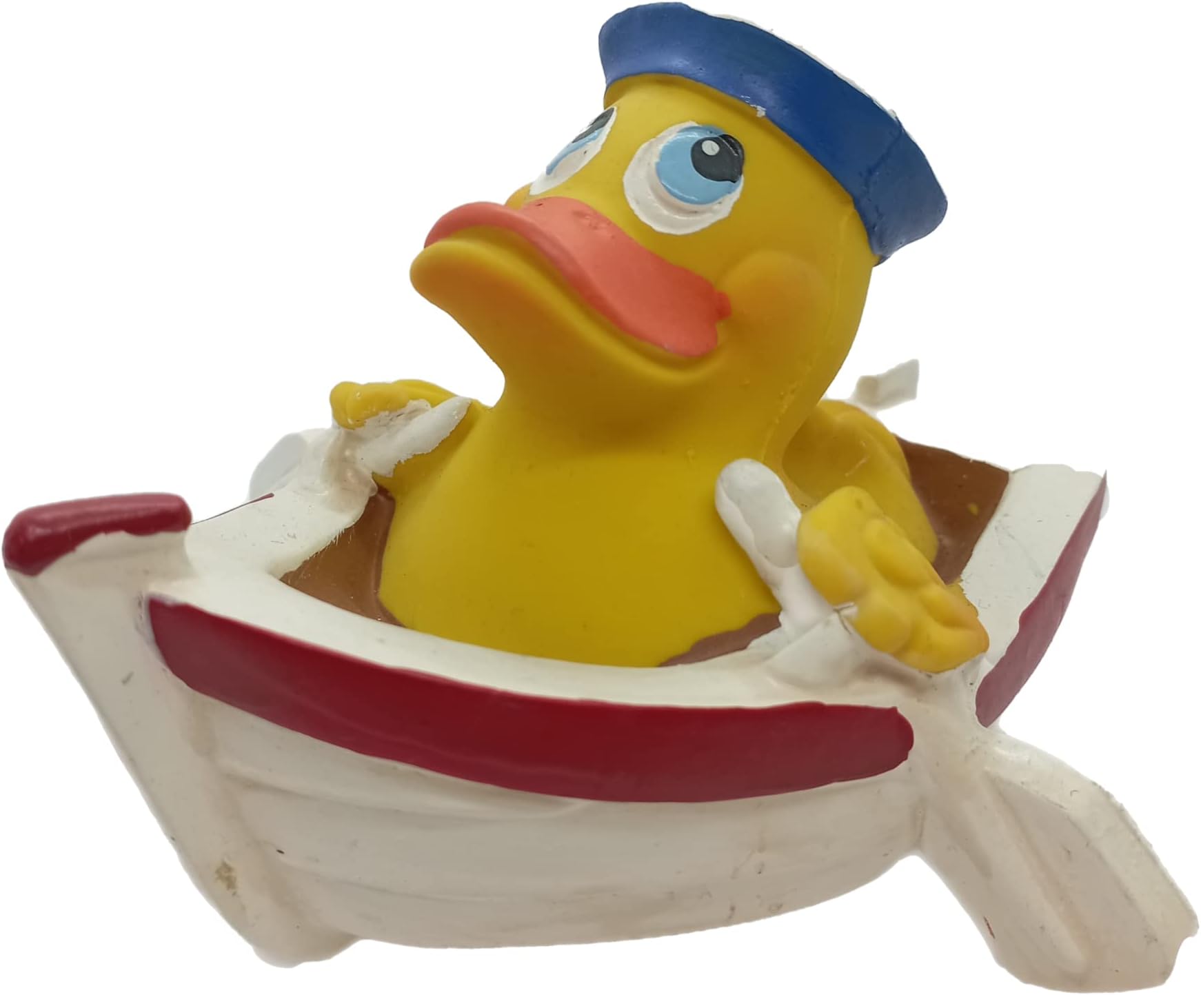 Amazon.com : Row Boat Rubber Duck Bath Toy | All Natural, Organic, Eco ...