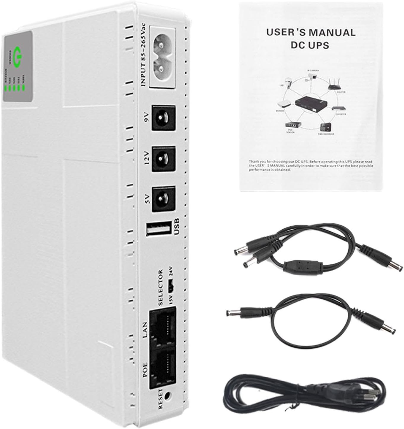 Amazon.com: Ups Backup Battery, Router Powwer Supply, Portable Backup ...