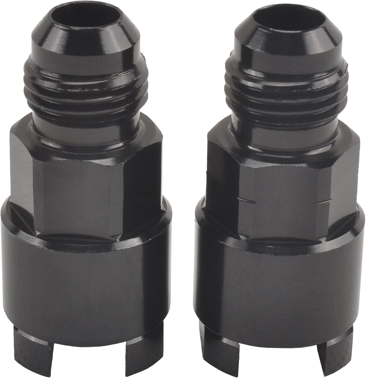 Amazon.com: FGJQEFG Fuel Adapter Connector 6AN Male Flared to 3/8" & 5/ ...