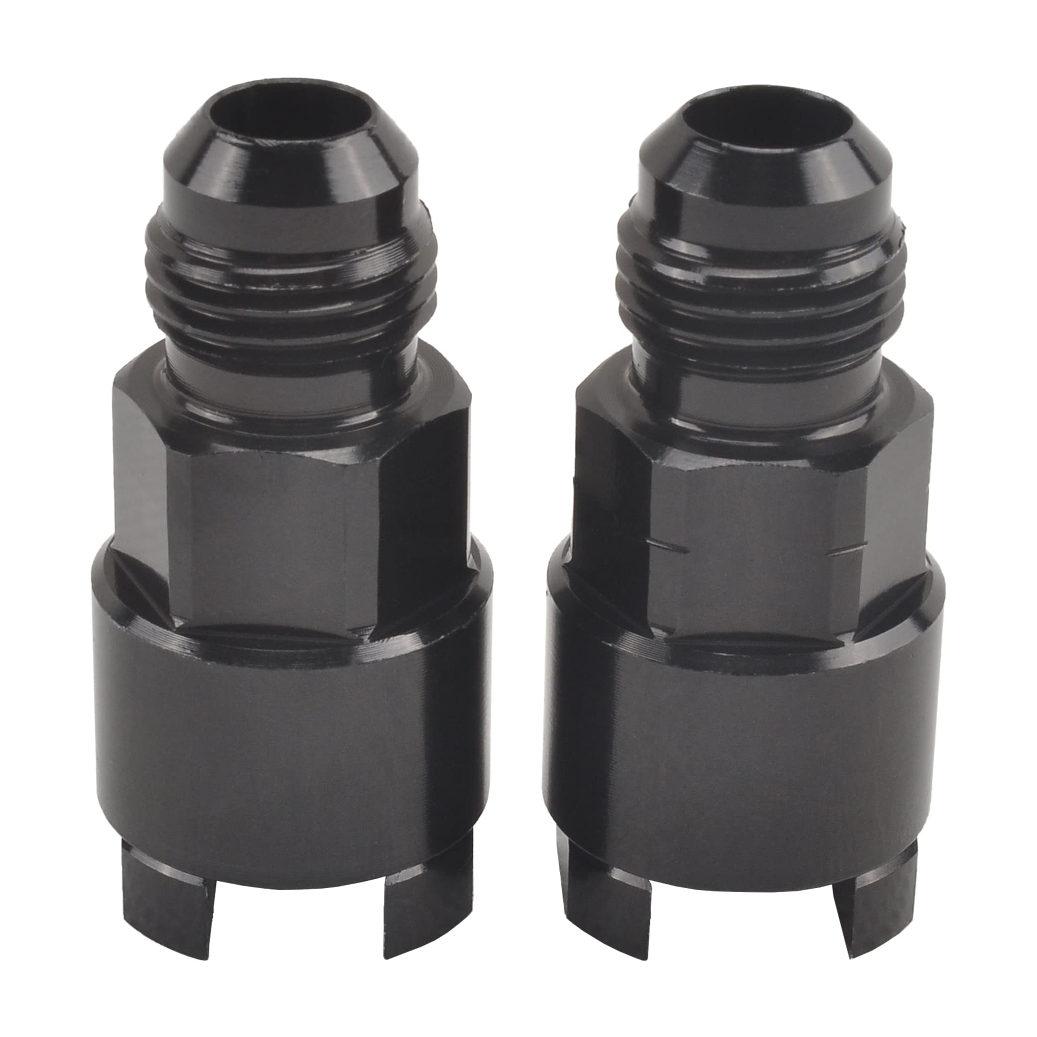 Amazon.com: FGJQEFG Fuel Adapter Connector 6AN Male Flared to 3/8" & 5/ ...