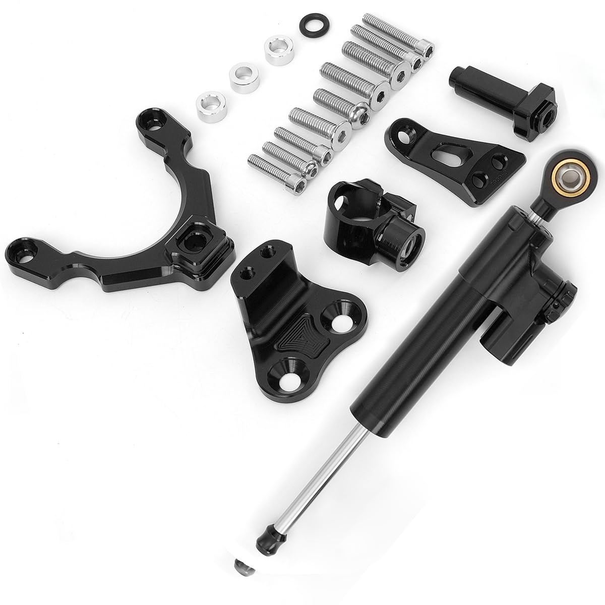 Amazon.com: Motorcycle Adjustable Steering Damper Stabilizer Buffer ...