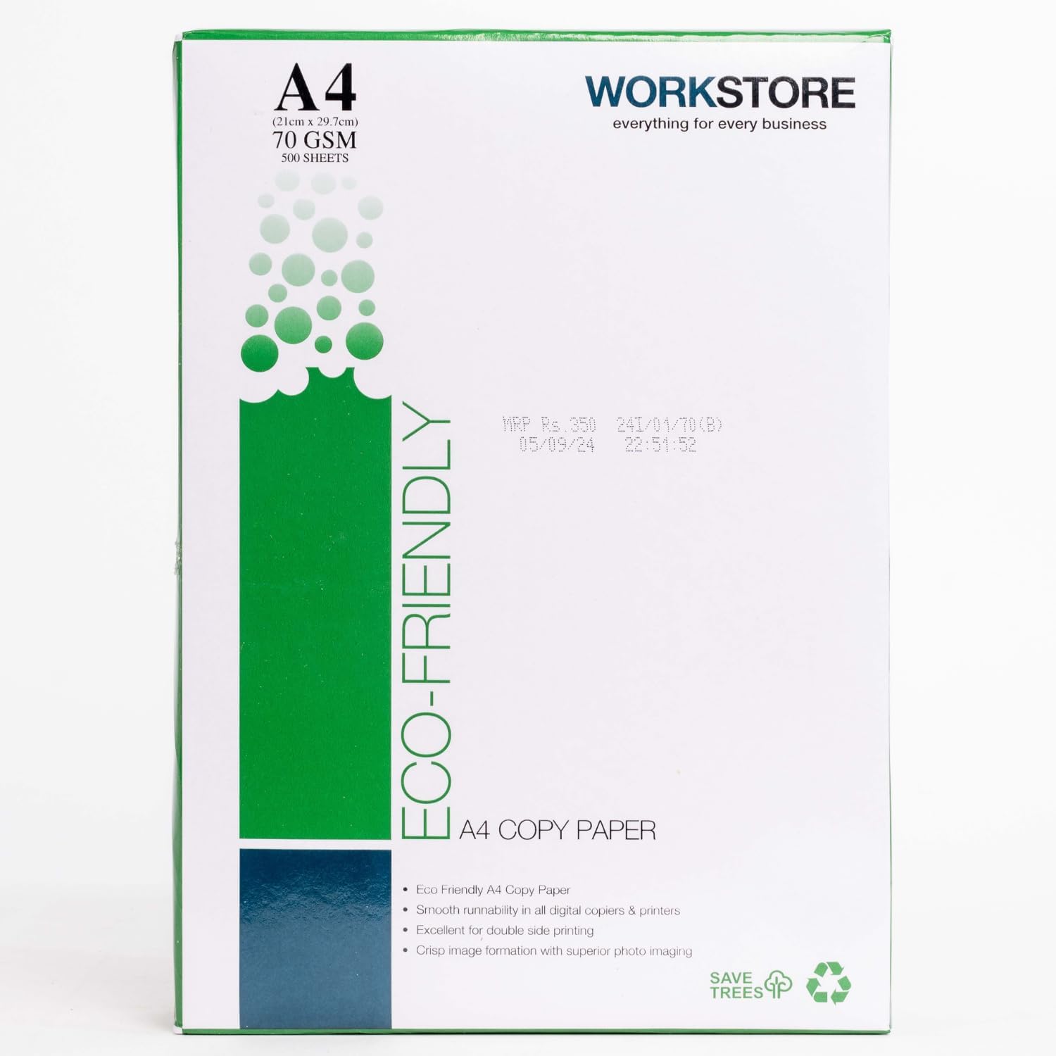 BILT Copy Power Paper | A4 Size | 75 GSM | 500 Sheets | White, 1 Ream ...