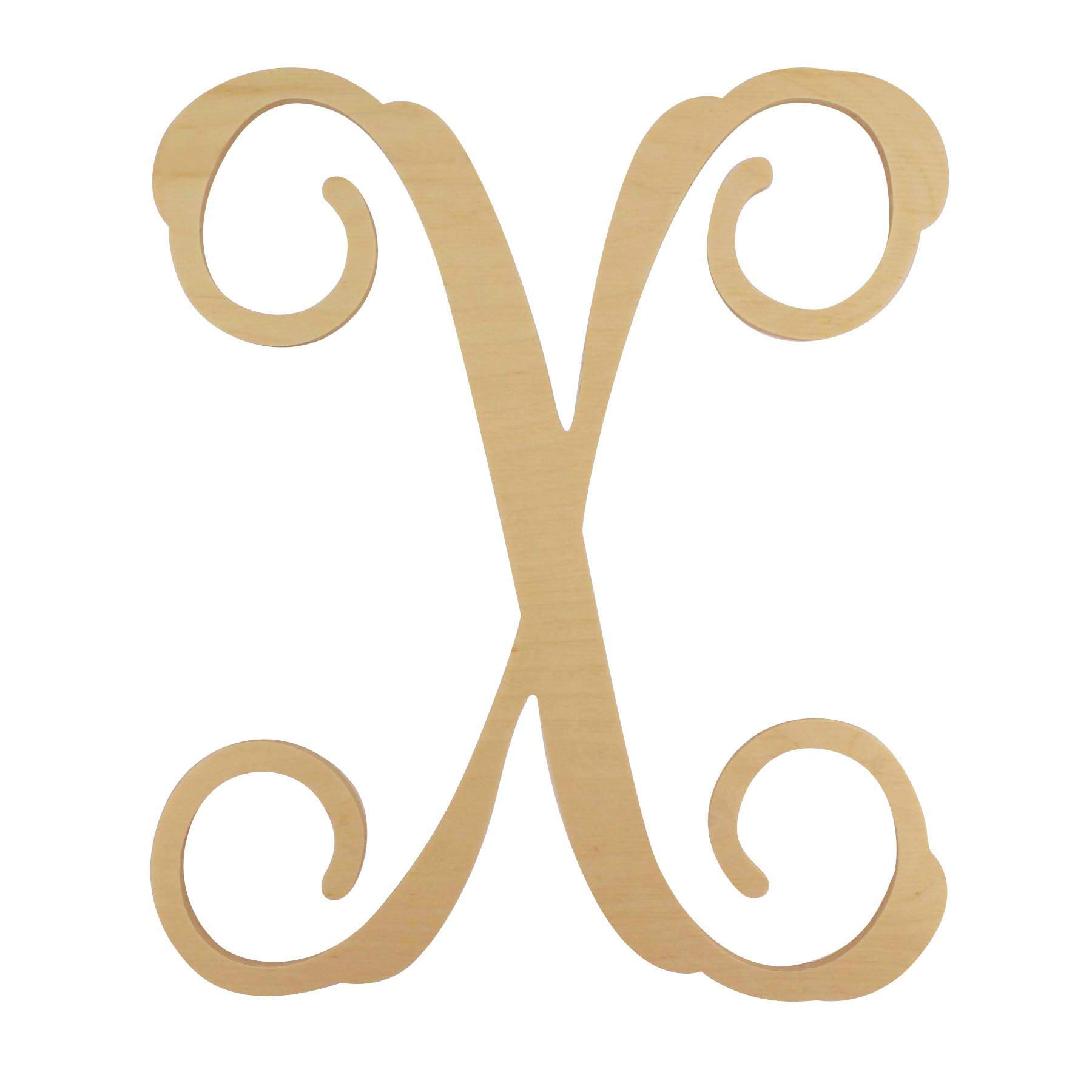 Buy 48 Hour Monogram Choose Your Letter and Size! - Single Vine ...