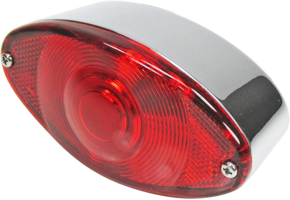Amazon.com: FATECIM Round Motorcycle LED Tail Light Rear Brake Stop ...