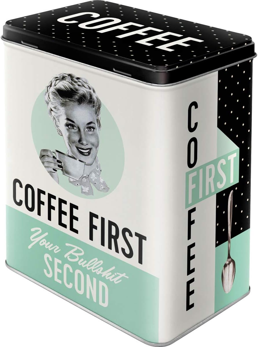 Amazon.com: Nostalgic-Art Retro storage tin box L, 101.4 oz, Pasta ...