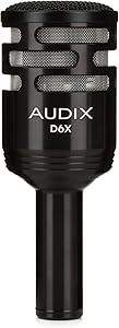 Amazon.com: Audix D6X Dynamic Instrument Microphone with 3 Selectable Filters, VLM Capsule ...