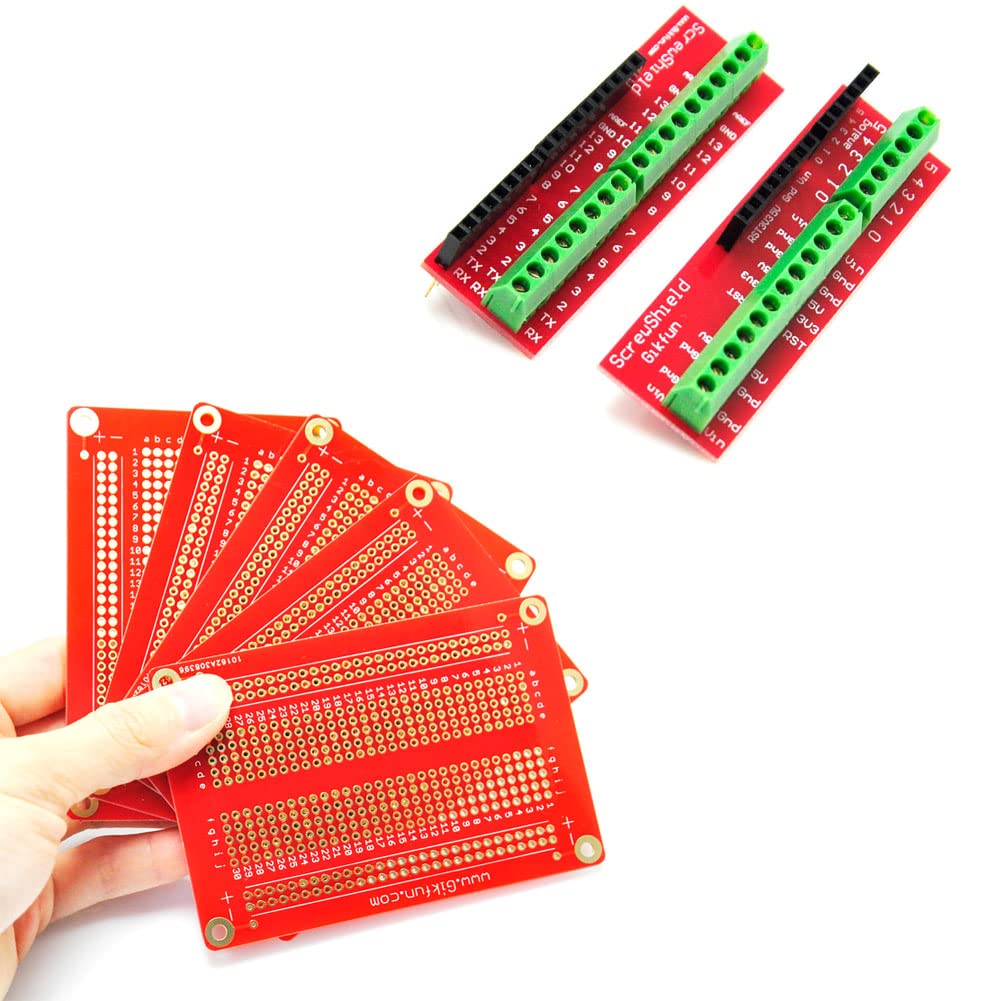 Amazon.com: Gikfun Solder-able Breadboard,Screw Shield Expansion Board ...