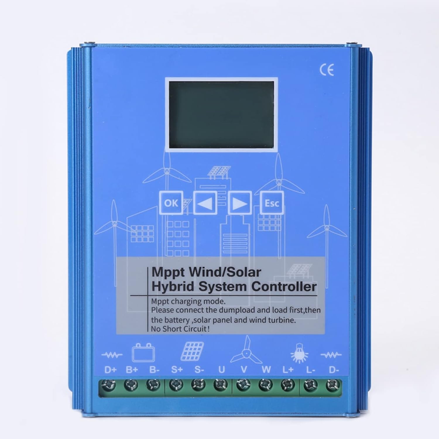 Amazon.com: AISINILALAO 4000W MPPT Wind Solar Hybrid Controller, 12V ...