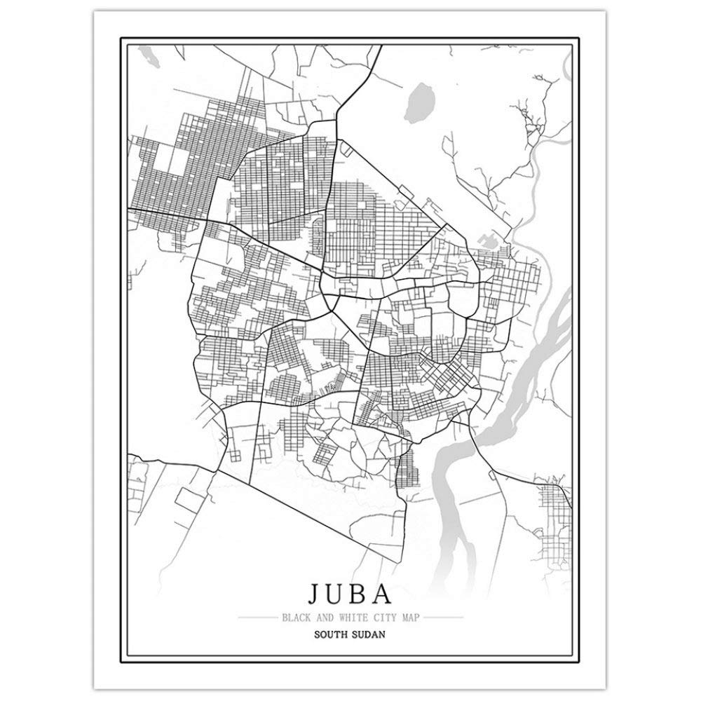 Juba South Sudan Map 74 Central Juba Stock Vectors And Vector Art