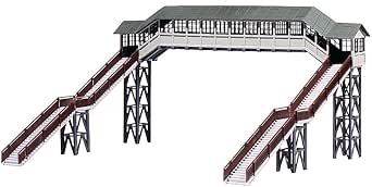 Amazon.com: Faller 120198 Covered Footbridge HO Scale Building Kit ...