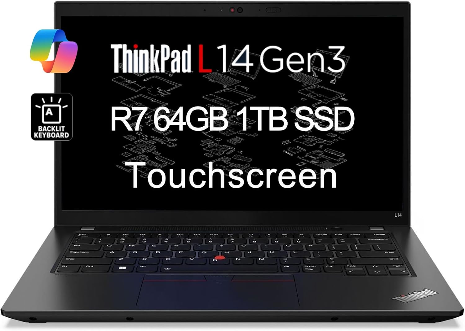 Amazon.com: Lenovo ThinkPad L14 Gen 3 Business Laptop (14" FHD Touchscreen, AMD Ryzen 7 5825U ...