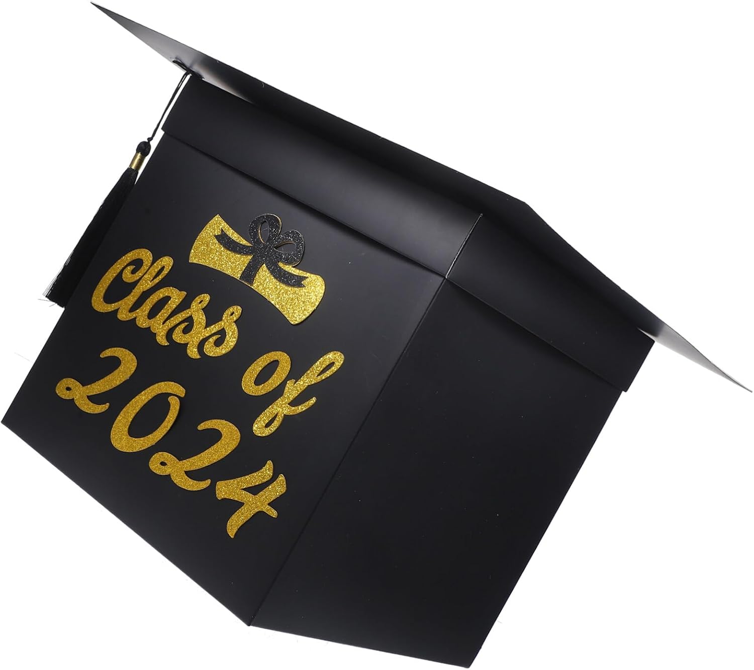 Amazon.com: HOLIDYOYO Graduation Card Box 2024 Graduation Cap Shape ...