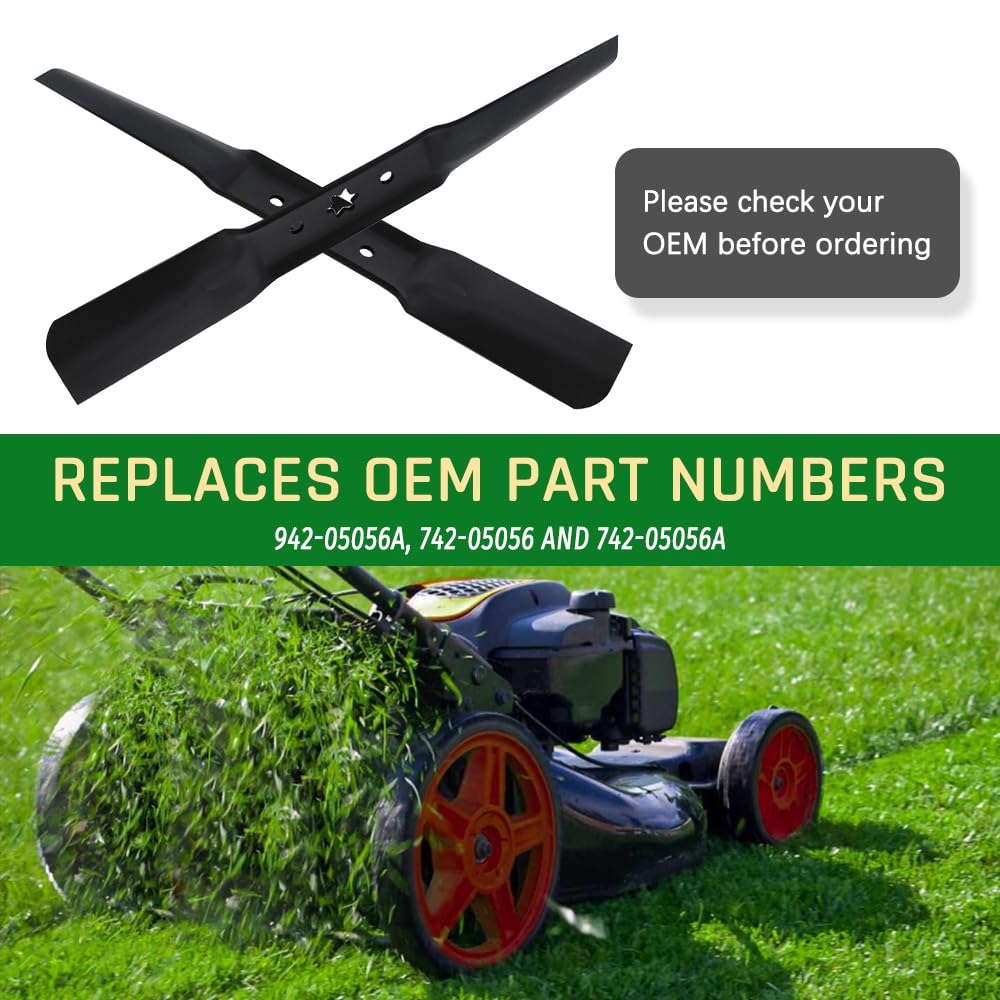 Snapklik.com : Apeixoto 942-05056a Blades Replacement For Cub Cad Et ...