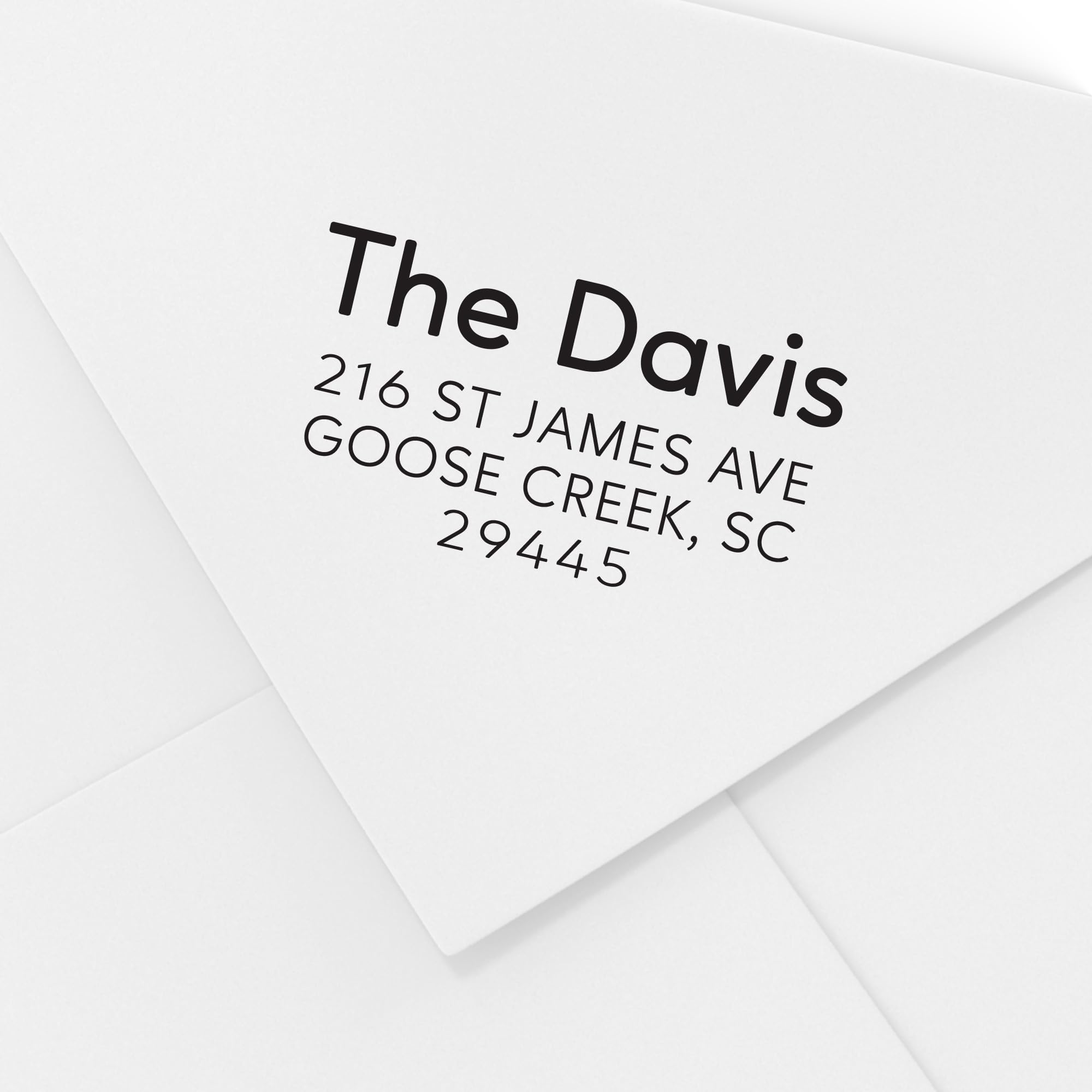 Amazon.com : Stamp Hub Personalized Return Address Stamp - Custom Stamp ...