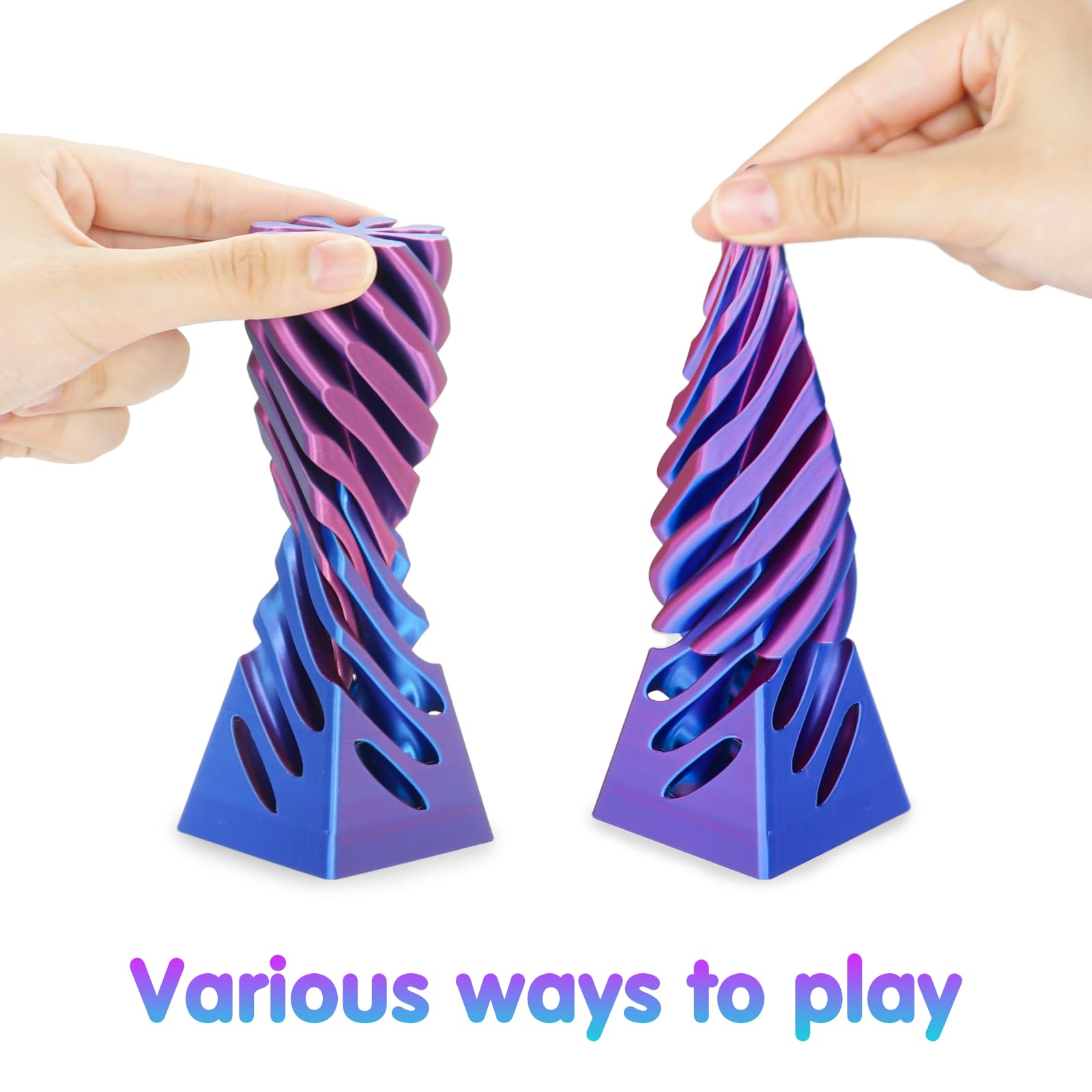 Snapklik.com : 3D Printed Spiral Cone Fidget Toy,Impossible Cone ...